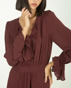 SECRET PON-PON Warby Dress - Mulberry
