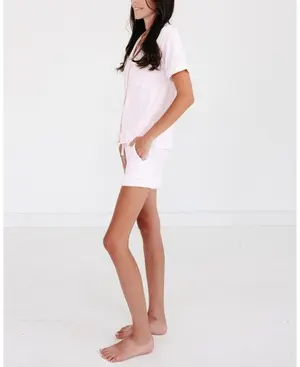 MOTETTE Ballet Stripe Bamboo Pajama Set