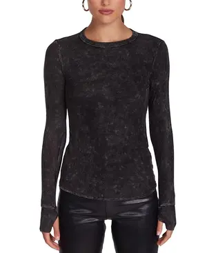 Michael Lauren Alick Top - Black Mineral