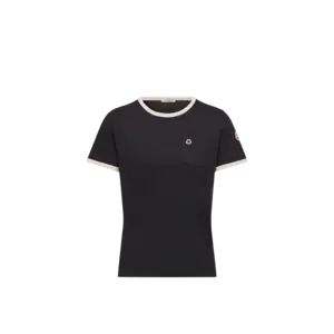Moncler Embroidered Logo Cotton T-shirt