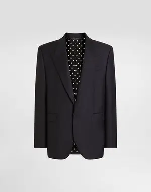 Dolce & Gabbana Single-breasted Sicilia Virgin Wool Jacket