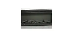 FLYNAMA 44 Inch Wall Recessed Electric Fireplace With Remote And Imitation Flame - No Color