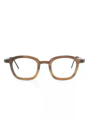 LINDBERG Square-frame Eyeglasses - Brown