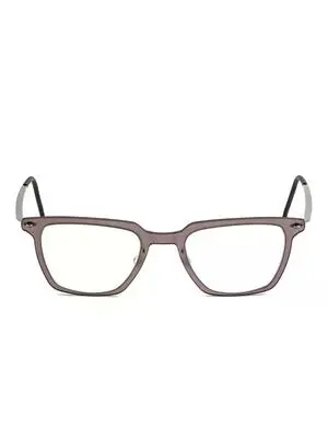 LINDBERG Rectangle Frame Eyeglasses - Brown