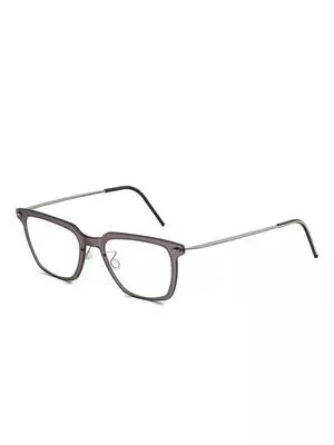 LINDBERG Rectangle Frame Eyeglasses - Brown