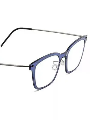 LINDBERG Rectangle Frame Eyeglasses - Blue