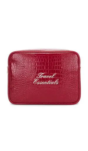ABBODE Travel Essentials Croc Pouch - Red
