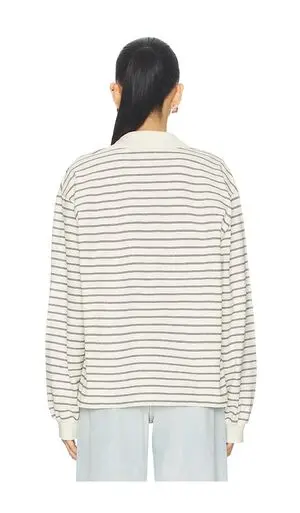 ROTATE BY BIRGER CHRISTENSEN Pique Long Sleeve Polo