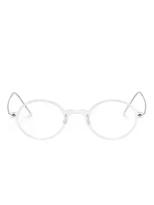 LINDBERG 6508 Round-frame Glasses - Neutrals