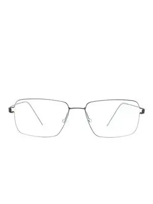 LINDBERG Aaron Rectangle-frame Eyeglasses - Grey
