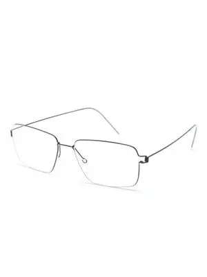 LINDBERG Aaron Rectangle-frame Eyeglasses - Grey