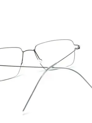 LINDBERG Aaron Rectangle-frame Eyeglasses - Grey