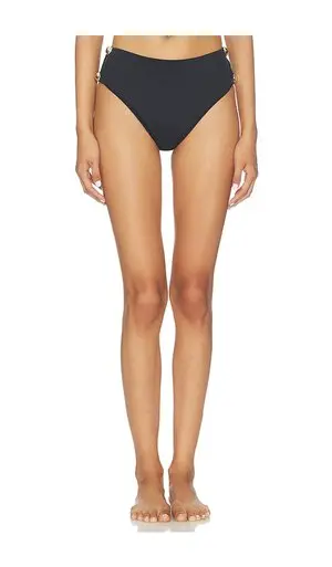 Simkhai Tyas High Rise Bikini Bottom - Black
