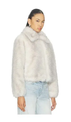 Adrienne Landau Katrina Faux Fur Jacket