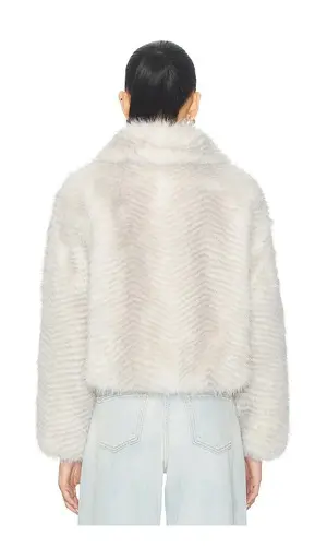 Adrienne Landau Katrina Faux Fur Jacket