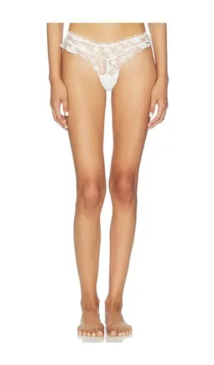 Free People X Intimately Save The Date Low Rise Thong In - Ivory