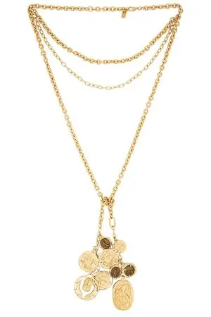 Chloé Pendant Necklace - Yellow