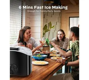 SILONN 33 Lbs Nugget Ice Maker Countertop, Self Cleaning
