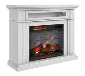 DURAFLAME Electric Fireplace Wall Mantel Infrar Ed Heater - One-color