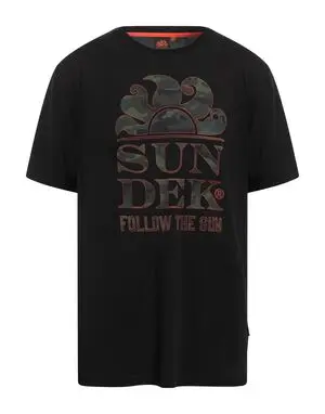Sundek T-shirt Size Cotton - Black