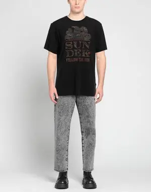Sundek T-shirt Size Cotton - Black