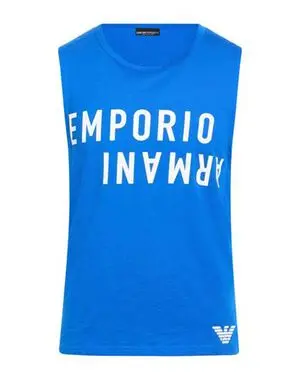 Emporio Armani Cotton Jersey Logo T-shirt - Blue