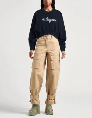 MSGM Cotton French Terry Sweatshirt - Grey