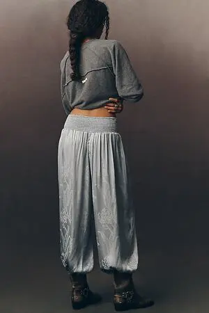 Anthropologie Jacquard Balloon Trousers