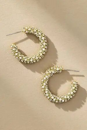 Anthropologie Small Hoop Earrings - Gold