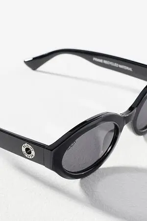 REALITY EYEWEAR London Oval Sunglasses - Black