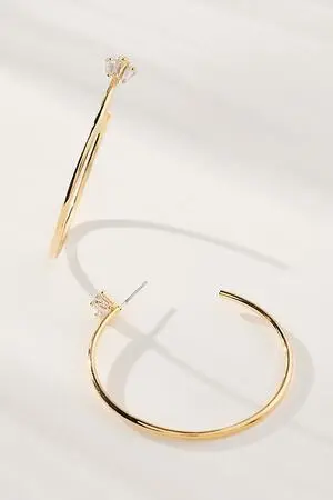 Anthropologie Hoop Earrings - Gold
