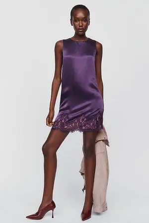 REFORMATION Jessalyn Sleeveless Mini Dress - Violet