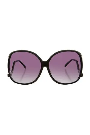 SUNGLASS MUSEUM Vintage Paulina Sunglasses - Black