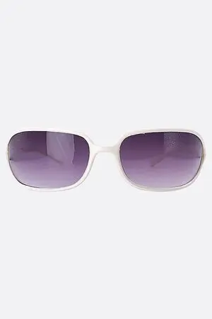 GIANT VINTAGE SUNGLASSES Kate 90's Sunglasses - White