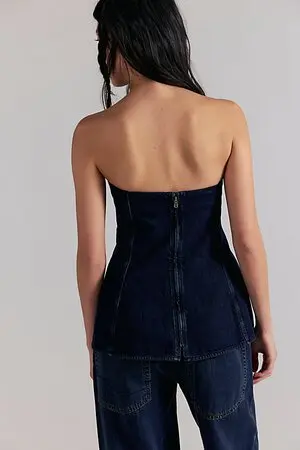 AGOLDE Lara Denim Corset