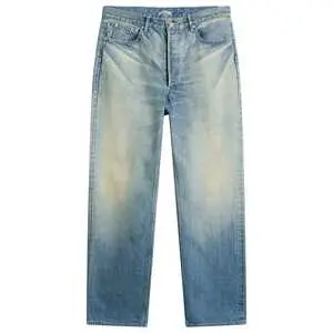 Auralee Zip Up Jeans For Men