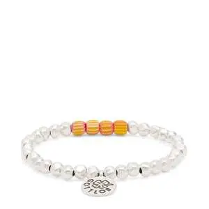 GOTTLOB Edition 2 Beaded Bracelet - Silver/orange/red