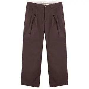 Norse Projects Benn Relaxed Twill Pleated Trousers