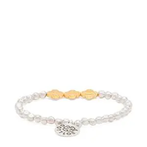 GOTTLOB Edition 4 Beaded Bracelet - Silver/gold