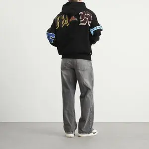 Amiri Varsity Patch Zip Hoodie