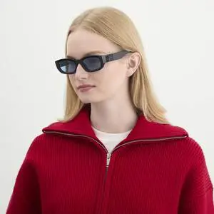 Miu Miu Glimpse Rectangle Sunglasses