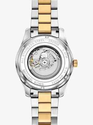 Michael Kors Oversized Lexington Two-tone Automatic Watch