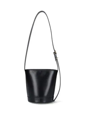 JIL SANDER Cannolo Bucket Bag - Black