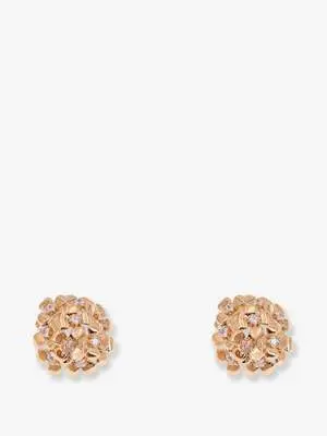 SELF-PORTRAIT Floral Earrings - Gold