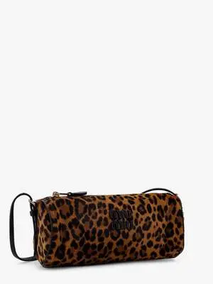 Miu Miu Leather Pouch With Shoulder Strap