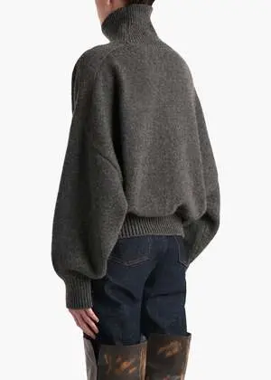 Khaite Willem Cashmere Sweater - Stone