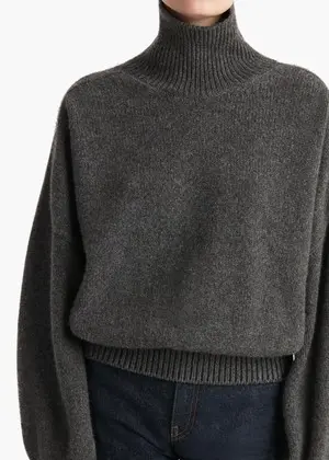 Khaite Willem Cashmere Sweater - Stone
