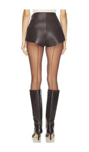 CAMILA COELHO Elia Leather Short