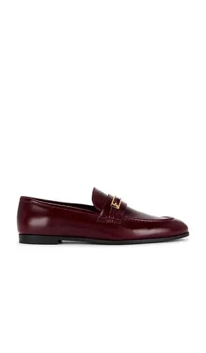 Jeffrey Campbell Loafed Flat - Wine