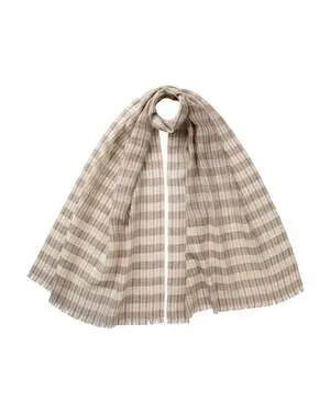 Johnstons Of Elgin Tipped Stripe Lightweight Scarf